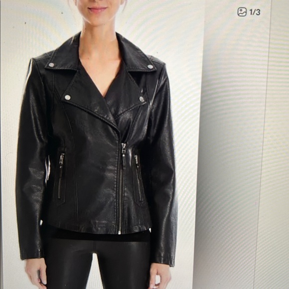Max Studio | Jackets & Coats | Max Studio Vegan Leather Jacket | Poshmark